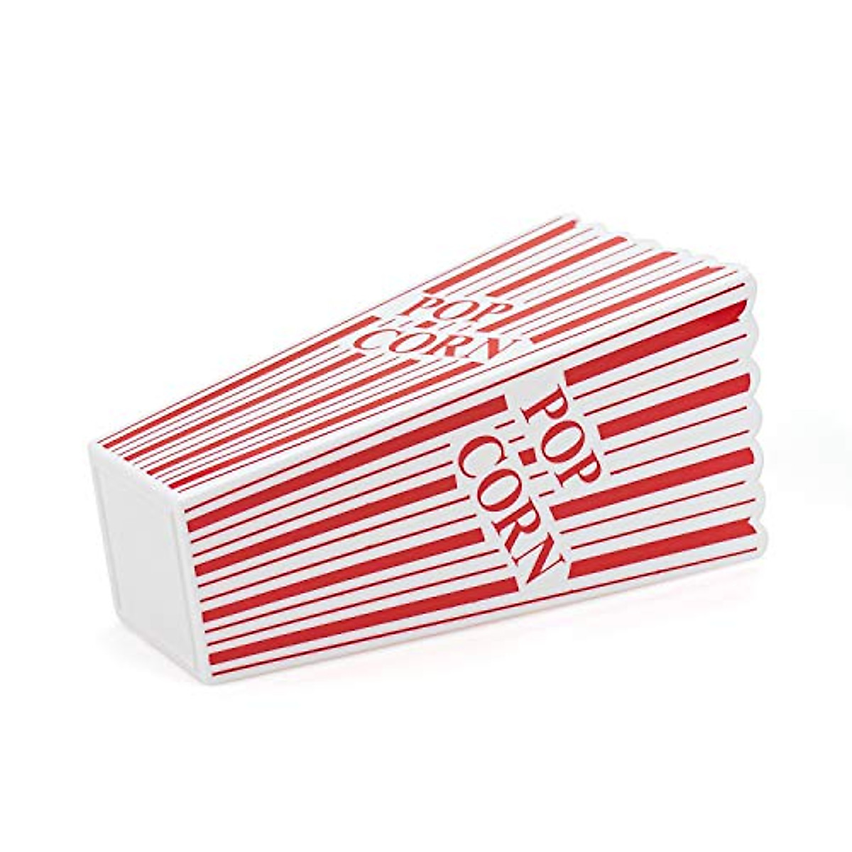 Fasmov 21 Pack Popcorn Containers, 7.7 x 4 Inches Plastic Open-Top Popcorn Boxes Reusable Popcorn Container Set for movie night or movie party theme