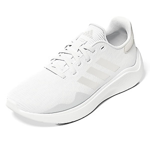 adidas Women's Puremotion 2.0 Sneaker, White/White/Zero Metallic, 7.5