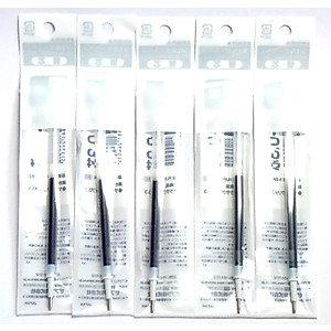 Zebra Sarasa Clip 0.3 Gel Ballpoint Pen Blue black Ink Refills, 0.3mm, Set of 5 (Japan Import) [Komainu-Dou Original Package]