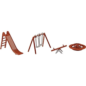 Bachmann Trains - Scenery Accessories - PLAYGROUND EQUIPMENT - HO Scale