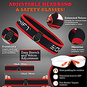 Soul Shift - 4 X Boxing Reflex Balls and Reaction Ball and Safety Glasses - Hand Eye Coordination, Boxing Reflex Ball Headband, Boxing MMA Training Equipment, Punching Ball