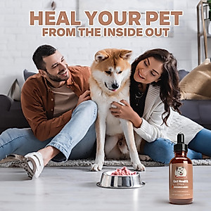 Furrever Gut Health Probiotics for Dogs - Promotes Digestive Health to Sooth and Protect - Supports Occasional Diarrhea, Healthy Skin, Bowel Support, Allergies, Itching, & Gas - Chicken Flavor, 2oz