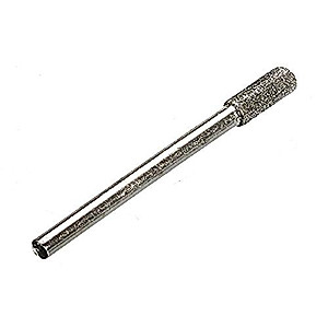 JKUHA 10PCS 4mm Diamond Coated Cylindrical Burr Chainsaw Sharpener Stone File Chain Saw Sharpening Carving Grinding Tools