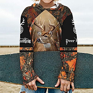 Unisex 3D Deer Hunting Hoodies (QL-LM341, L)