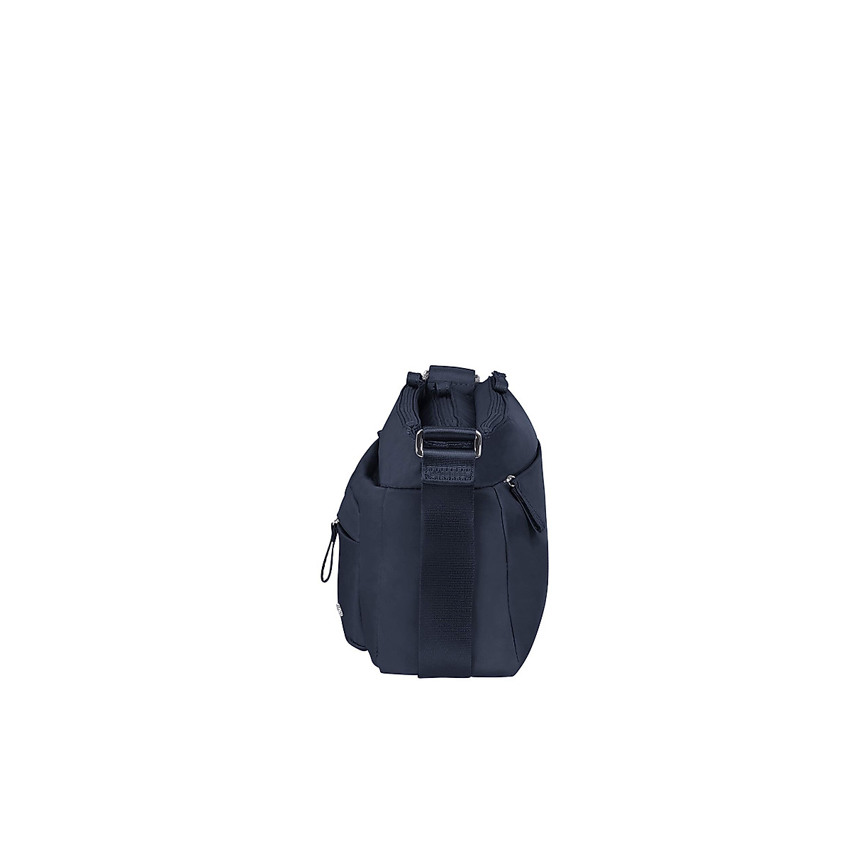 Samsonite Shoulder Bag M with 2 Front Pockets (28 cm), Blue (Dark Blue)