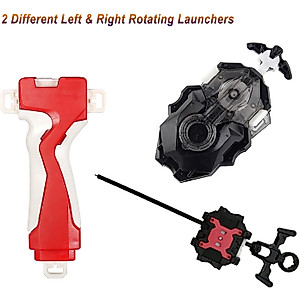 Battling Top Burst Stadium Battle Game Set,4 Spinning Tops 2 Launchers 1 Arena Combat Game,Battling Game Toys Birthday Gifts for 8-12 Boys Children Kids