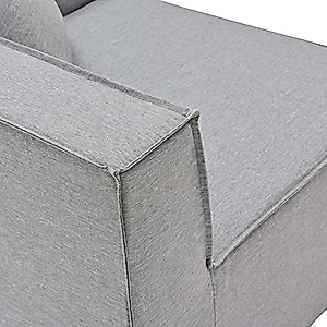 Modway EEI-4210-GRY Saybrook Patio Corner Chair in Gray