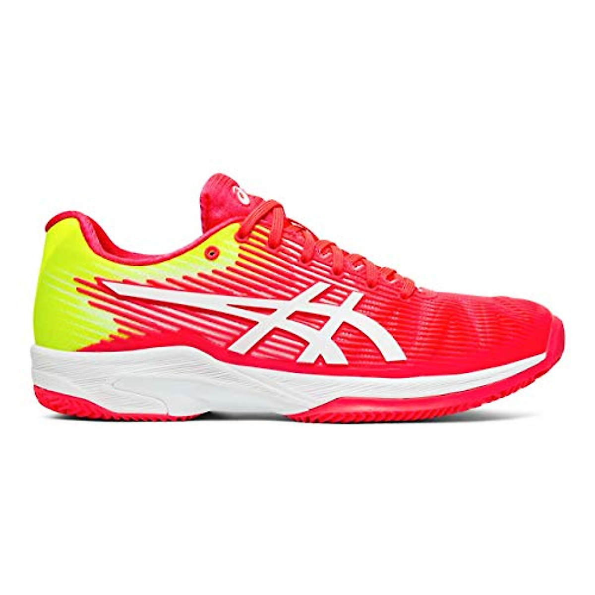 ASICS Women's Solution Speed FF Clay Tennis Shoes, Laser Pink/White, 8 M US