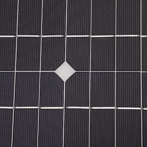 Solar Battery Panel 50W 4 Connectors Monocrystalline Silicon 18V Output High Efficiency Portable Solar Charger Panel