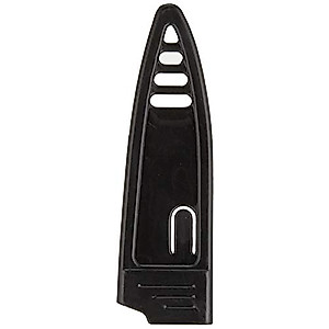 Mercer Culinary Non-Stick Paring Knife with ABS Sheath, 4 Inch, Black, 1 Pack