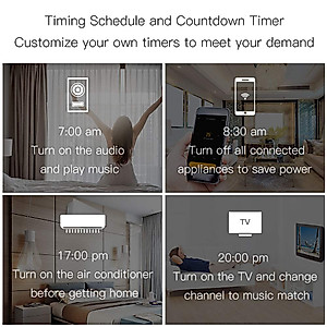 MoesGo WiFi IR Control Hub for Smart Appliances via Voice and Smart Life/Tuya App, Compatible with Amazon Echo and Google Home