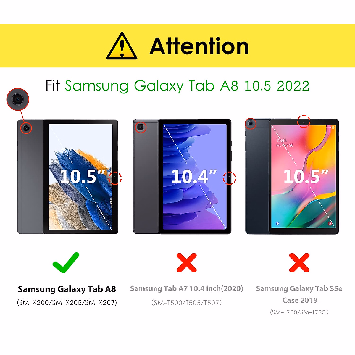 DTTO for Samsung Galaxy Tab A8 10.5 inch Case 2022, Premium Leather Business Folio Stand Cover with 3 Pack HD Tempered Glass Screen Protector for Galaxy Tab A8 10.5" [SM-X200/X205/X207], Blue