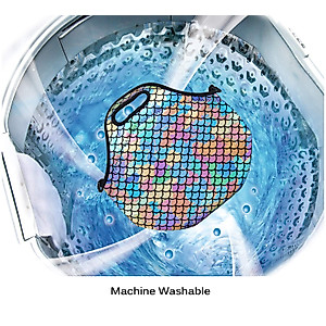 YOUDA Insulated Lunch Bag Neoprene Shoulder Lunch Tote Boxes Bags for Women Men Work Office Outdoor Picnic Travel (Colorful)