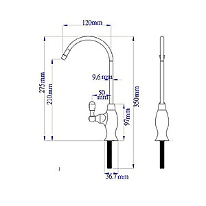NSF Certification Water Filtration Reverse Osmosis Faucet (Oil Rubbed Bronze) Lead-Free Advanced RO Tap for Drinking, Kitchen Sink Cooking, Cleaning | Safe, Healthier …