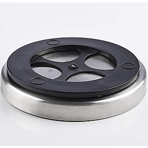 Lazy Susan Stainless Steel Turntable Organizer Rotating Spice Rack Make Up Storage Tray Spinning Container for Cabinets, Pantry, Fridge, Bathroom, Countertop