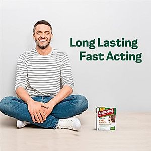 Absorbine Jr. Knee Pain Relief Patches, Fast Acting Pain Patch with Menthol for Knee Pain, Muscle Cramps and Joint Pain, 12 Hours of Long Lasting Relief with Sweat Proof Technology, 6 Count