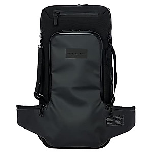 PORSCHE DESIGN Hiking Backpack - Lightweight Travel Backpack for Women and Men - 13" Laptop Designer Bag - Black