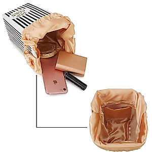 ENJOININ Novelty Fashion Women Crossbody Bag, Popcorn Box Style Clutch Bag for Girl Handbag Shoulder Bag Purse (Black B)