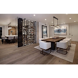 VintageView W Series Wine Rack 1-6 Bottle Wall Mounted Wine Rack (Matte Black) Stylish Modern Wine Storage with Label Forward Design