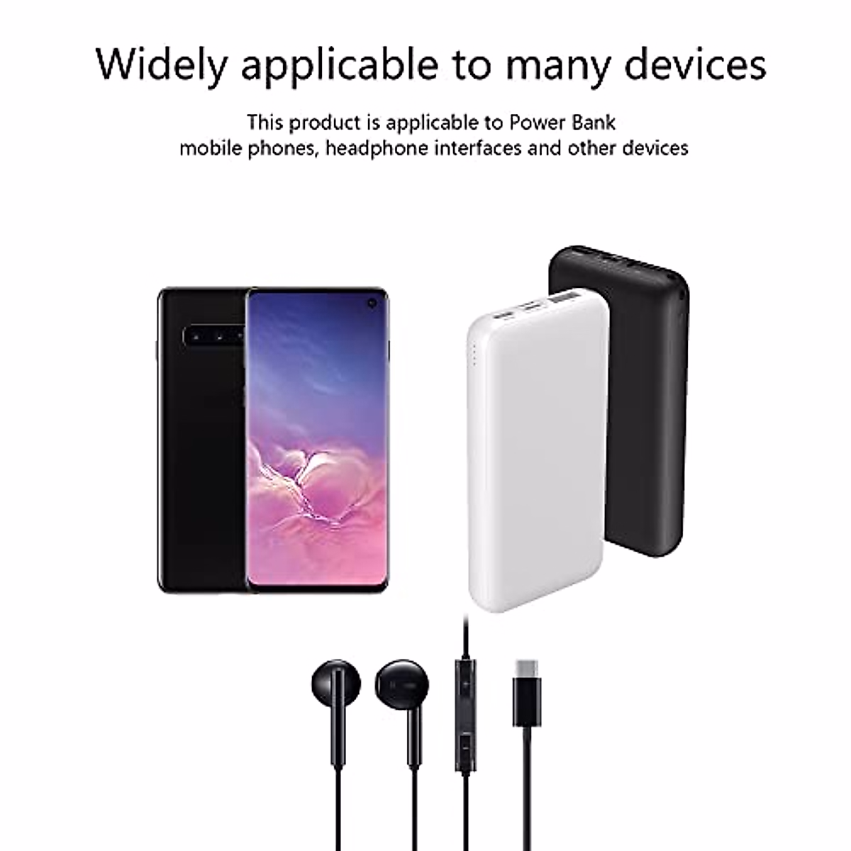 USB Type-C Pigtail Cable Extension Power Cable 22AWG 5V 3A USB-C Plug to 2 Pin Bare Wire Open End Connector for DIY - 1M/3.2FT 5PCS (Type C Male)