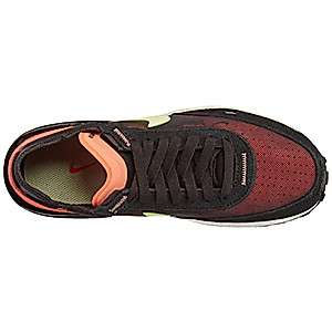 Nike Waffle One Women's Athletics Track Shoe, Black/Lime Ice/Magic Ember, 6 M US