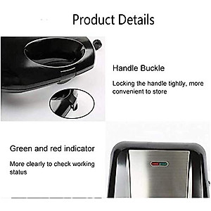 zaizai Electric Walnut Cake Maker, Automatic Mini Nut Waffle Bread Machine Sandwich Iron,Toaster Baking Breakfast Pan Oven