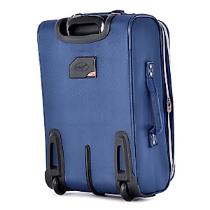 Olympia U.S.A. Hamburg Luggage Set, Navy, One Size