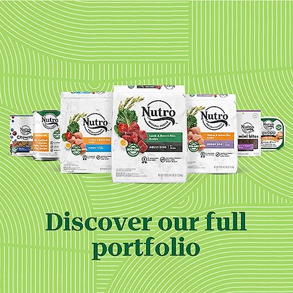 NUTRO NATURAL CHOICE Senior Dry Dog Food, Chicken & Brown Rice Recipe Dog Kibble, 30 lb. Bag