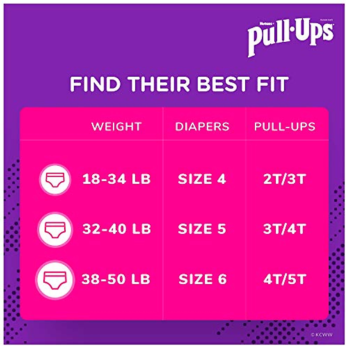 Pull-Ups Cool & Learn Girls' Training Pants, 2T-3T, 23 Ct