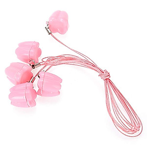 ANGGREK Milk Tooth Saver Necklaces, 5pcs Plastic Baby Milk Tooth Storage Box with Rope Tooth Saver Necklaces()