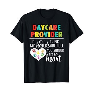 Daycare Provider tshirt Appreciation Gift Childcare Shirt T-Shirt