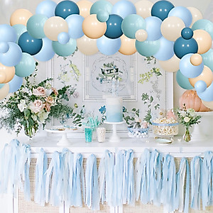 71Pcs Last Toast On The Coast Bachelorette Party Decorations, Bridal Shower Decorations Kit with Bachelorette Theme Backdrop Latex Balloons, Garland Arch Kit for Engagement Party Supplies