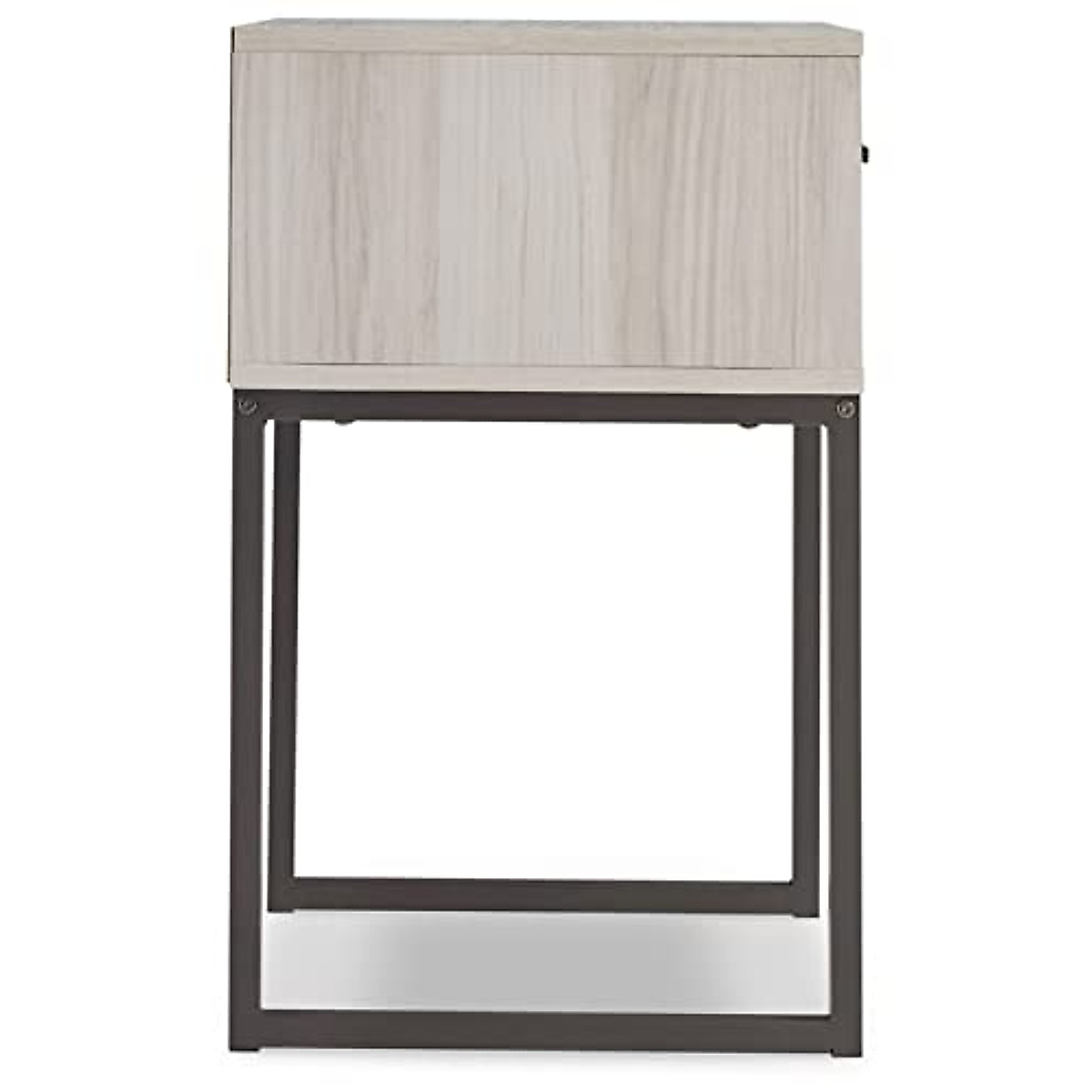 Signature Design by Ashley Socalle 1 Drawer Nightstand, Natural Beige