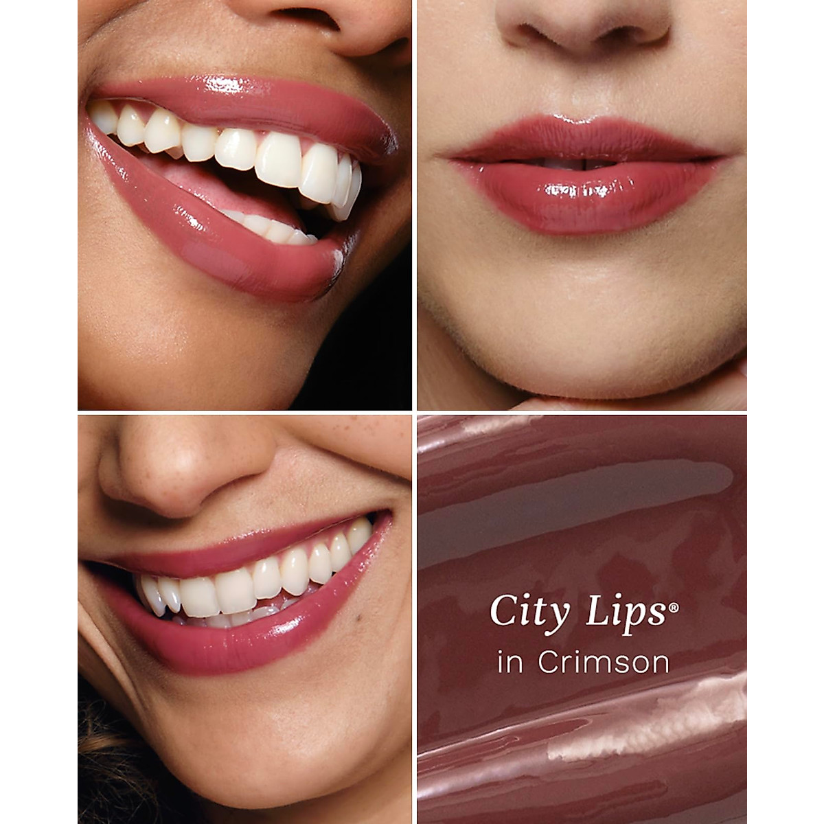 City Beauty City Lips Plumping Lip Gloss - High-Shine Gloss for Fuller, Younger-Looking Lips | Hydrating & Smoothing Lip Treatment Hyaluronic Acid