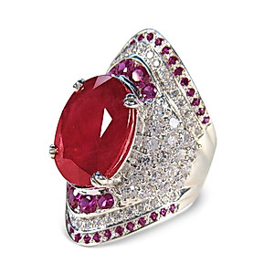 Gem Rings for Women Teen Girls,Thick Silver Plated Oval Round Square Emerald Moonstone Cubic Zirconia Solitaire Rings,Womens Wedding Engagement Gemstone Turkish Rings, silver, Agate