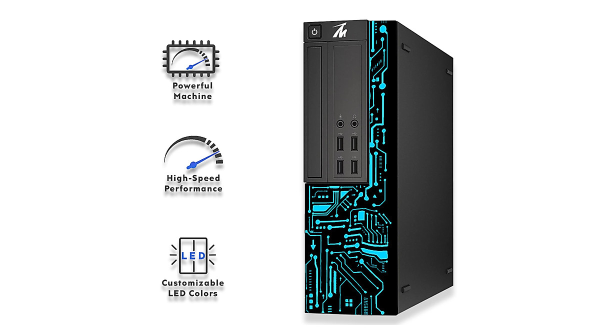 TechMagnet Renewed Gaming PC: i5, 27" 165Hz Monitor, RGB Setup