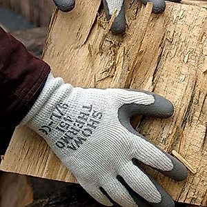 SHOWA unisex adult insulated work glove, Gray, Large Pack of 24 US