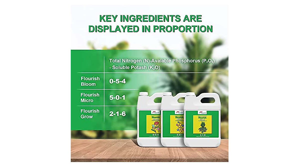 Bloom Grow Micro Liquid Nutrients - Hydroponic Garden Fertilizer
