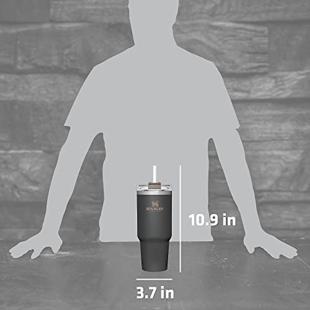 Stanley Adventure Quencher Travel Tumbler 30oz Coal