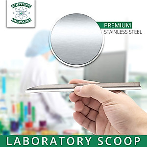 Scientific Labwares Essential Lab Tools Starter Pack - Crucible Beaker Tongs Lab Spatula Scoop Spoon Test Tube Clamps Sterilizer Forceps Tweezers - Premium Quality