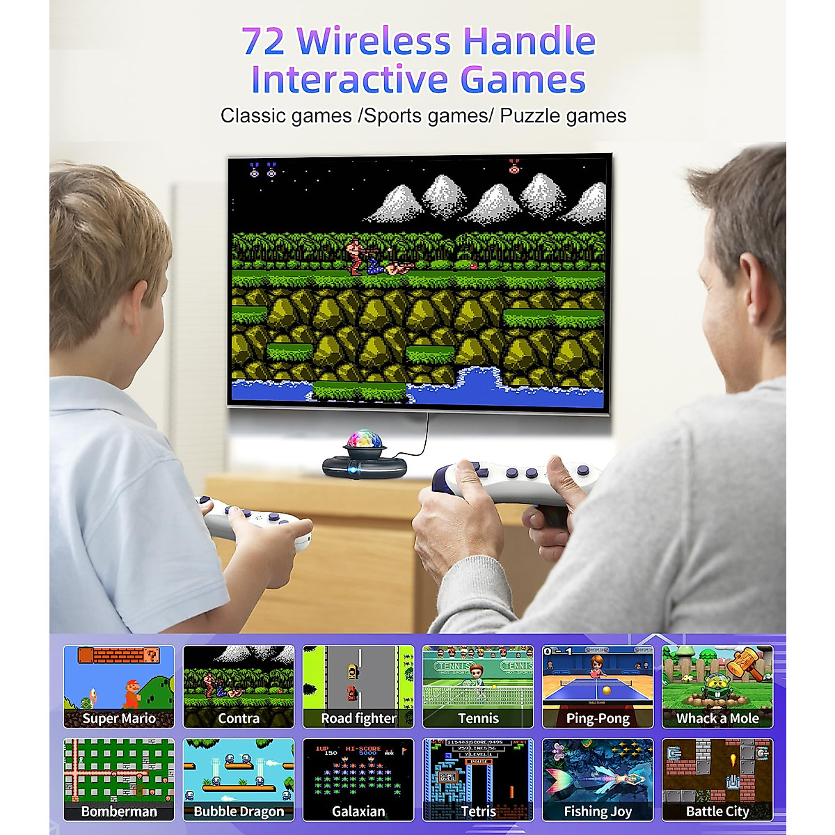 FWFX Dance Mat for Kids and Adults, Exercise & Fitness Dance Pad Game for TV, Double User Wireless Dancing Mat, Musical Electronic Dance Mats with HD Camera, for Girls & Boys Ages 6+