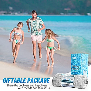 Ailemei Direct Cooling Throw Blanket for Hot Sleepers, with Double Sided Cold Effect, Lightweight Breathable Summer Blanket for Night Sweats, Throw Blankets for Couch, 50"x60", Gray Checkered