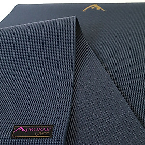 AURORAE ULTRA Extra Long 78" Extra Wide 26" Yoga Mat. Slip Free Rosin & Carry Strap included