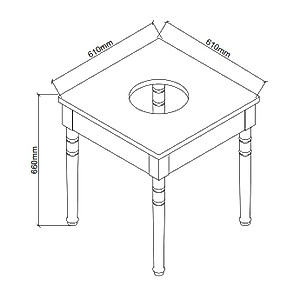 ALCHEMY Farmhouse Style Table for 24 inch Utility Sink,Durable and Spacious Cabinets Compatible with Your Utility Sink, Perfect for Laundry Room, Garage, or Workshop Organization