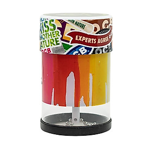 Wakit Electric Herb Grinder - Single Press Grind - Easy to Use, Fast and Custom Grind Consistency - LED Lighted Grinding Chamber