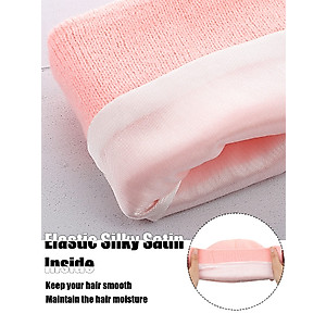 Winter Satin Lined Beanie Hat Silk Lined Beanies Cuffed Skull Hat Knitted Watch Hat (Black, Beige, Caramel, Pink)