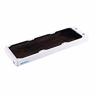 Alphacool NexXxos ST30 Full Copper 360mm Radiator V.2, 120mm x 3, Triple Fan, White