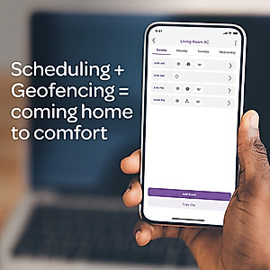 Mysa Smart Thermostat for Mini-Split Heat Pumps and AC | for Ductless Heat Pumps, Window Units or Portable Air Conditioners, Control Remotely with Smartphone or Tablet, Energy Saving, Easy Setup