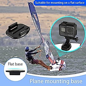 Helmet Adhesive Sticky Mount for Insta360, 3M Sticky Pads Mounts Compatible with Gopro, Insta360 ONE X3, X2, X, RS, R, GO 2 and DJI OSMO Action 2 Helmet Attachment
