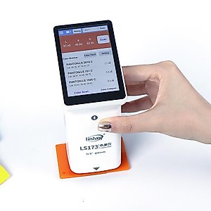 Handheld Colorimeter with Touch Screen- Precise Portable Color Analyzer Digital Color Reader with 8mm Aperture and True -Color Display Tester Kit Lab Colorimeter Color Difference Meter Tester